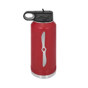 Personalized Stainless Steel Water Bottle With Choice of Airplane ...