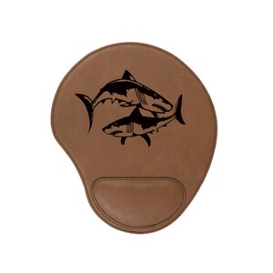 Personalized Leatherette Mouse Pad With Your Choice of Marine Life ...