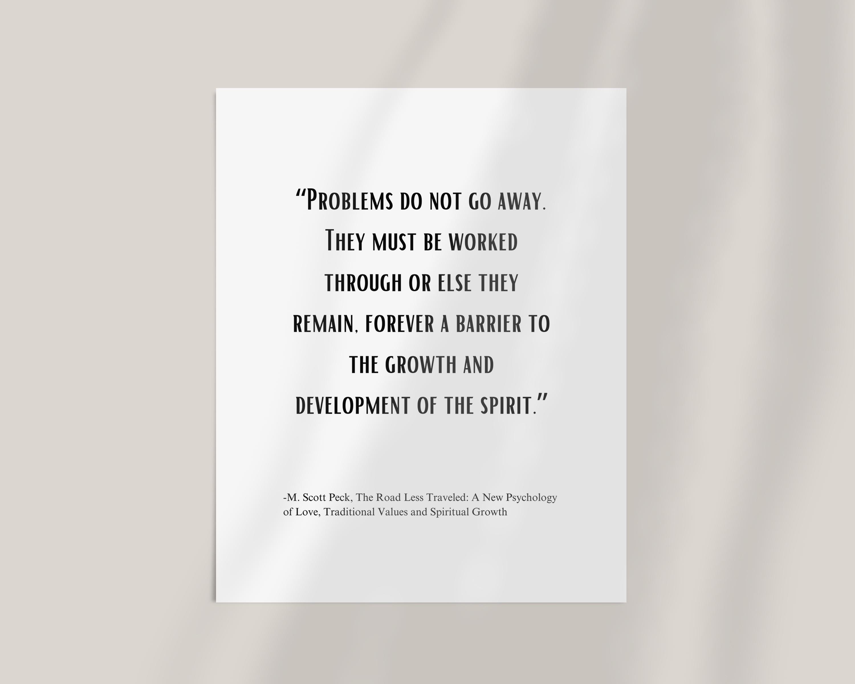 The Road Less Traveled Quotes Poster Print - Etsy