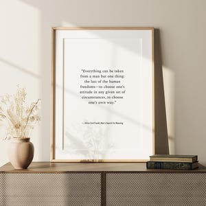 Book "man's Search for Meaning" Poster Print - Etsy