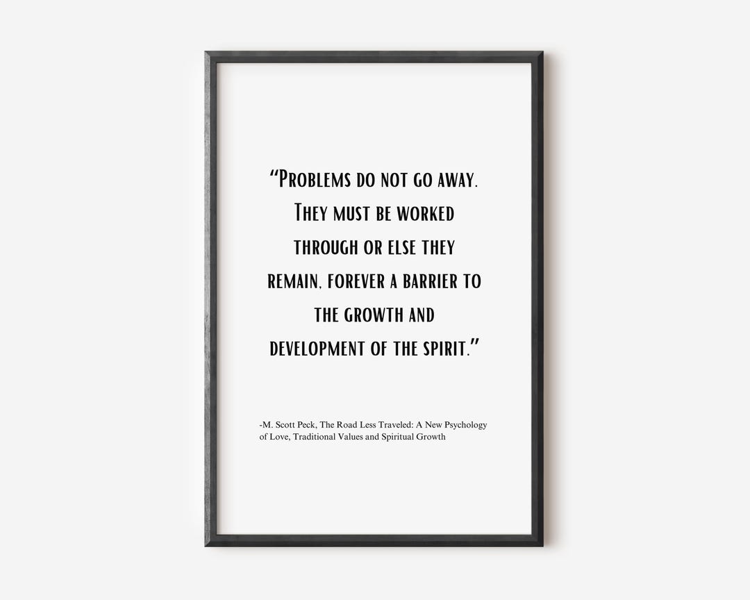 The Road Less Traveled Quotes Poster Print - Etsy
