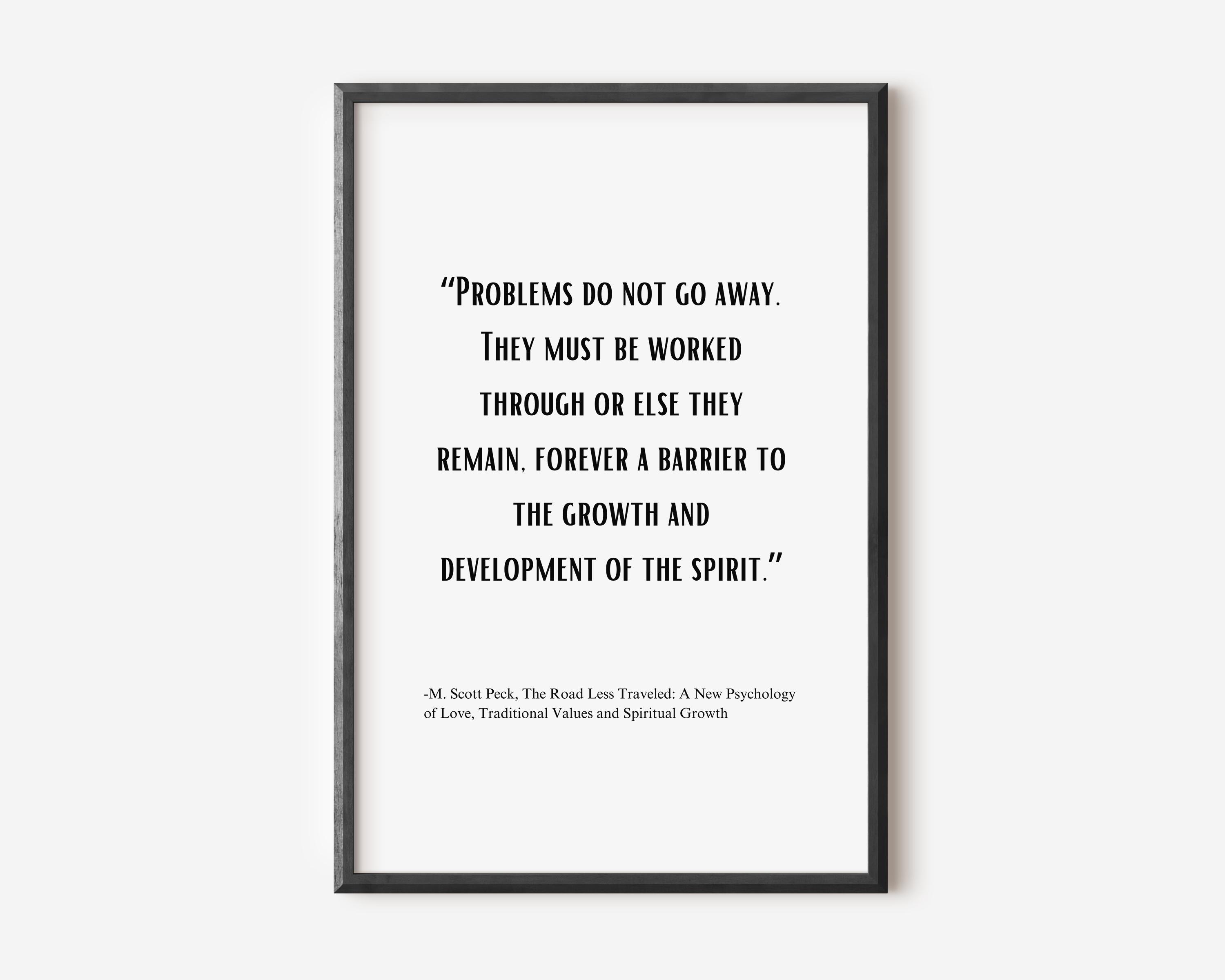 The Road Less Traveled Quotes Poster Print - Etsy