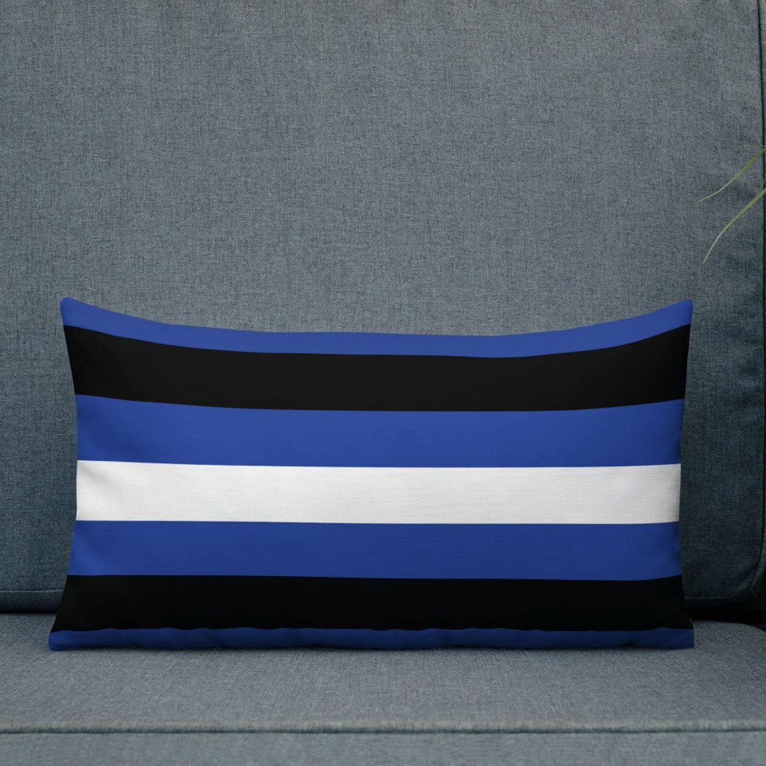 Leather Pride Flag Throw Pillow: LGBTQ+ Home Decor - Etsy