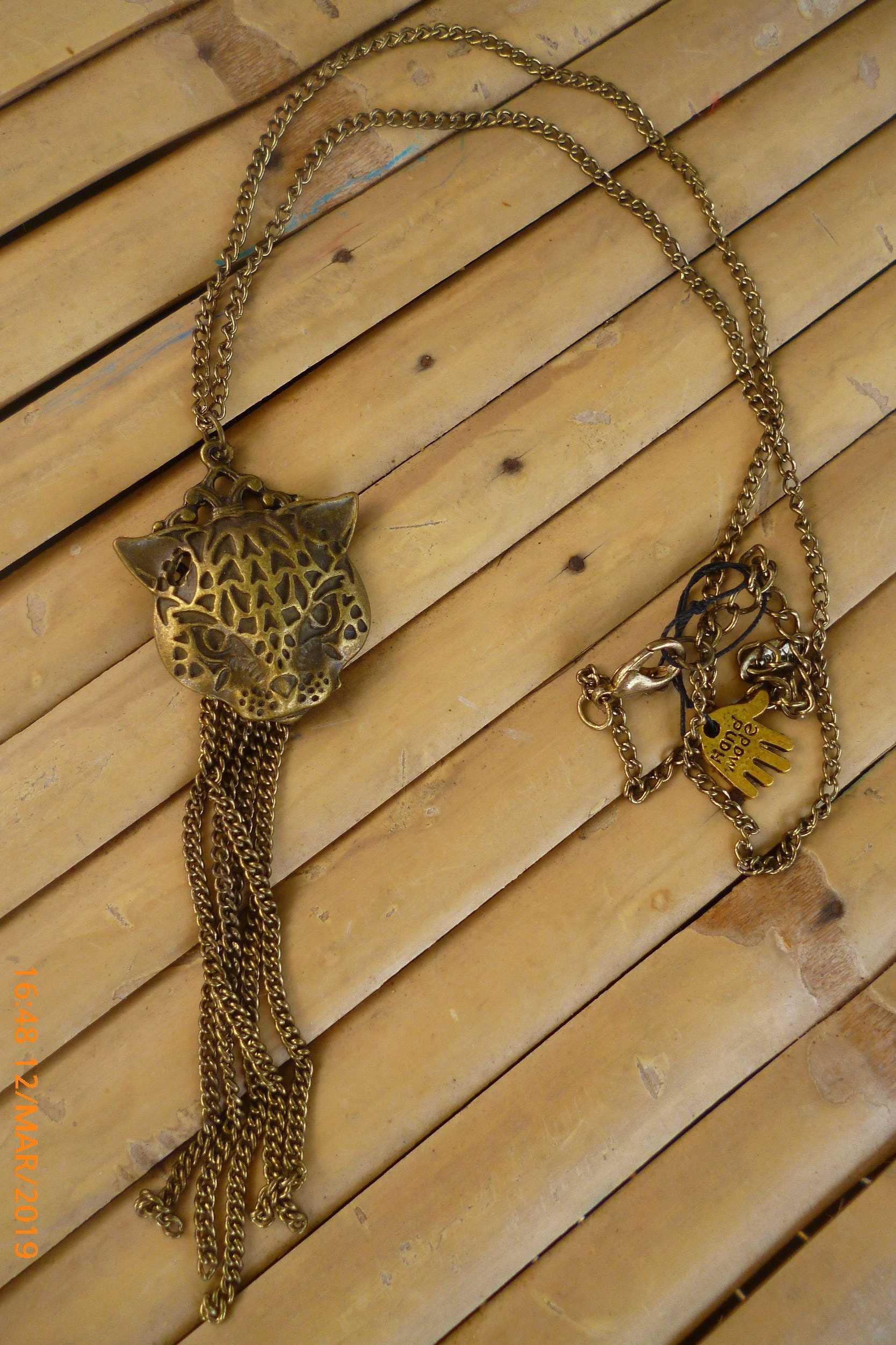 Tiger head chain | Etsy