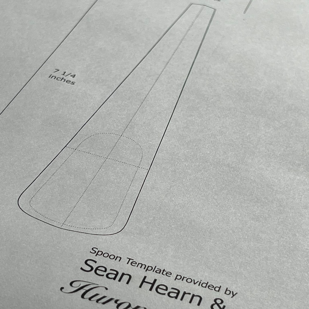 T0109 Kayak Spoon Template- DIGITAL DOWNLAOD - Etsy