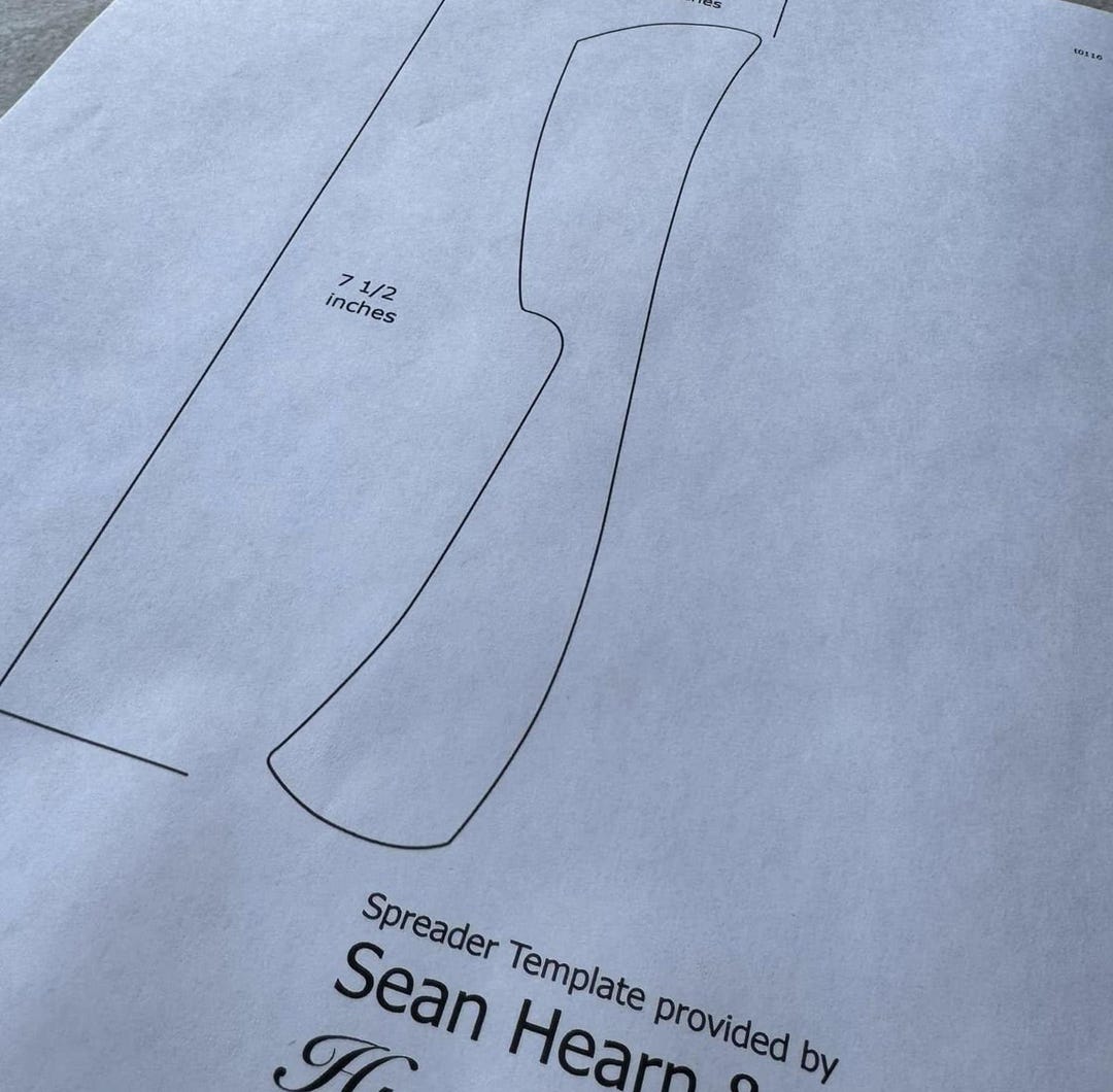 T0116 Jam Spreader Template- DIGITAL DOWNLOAD - Etsy