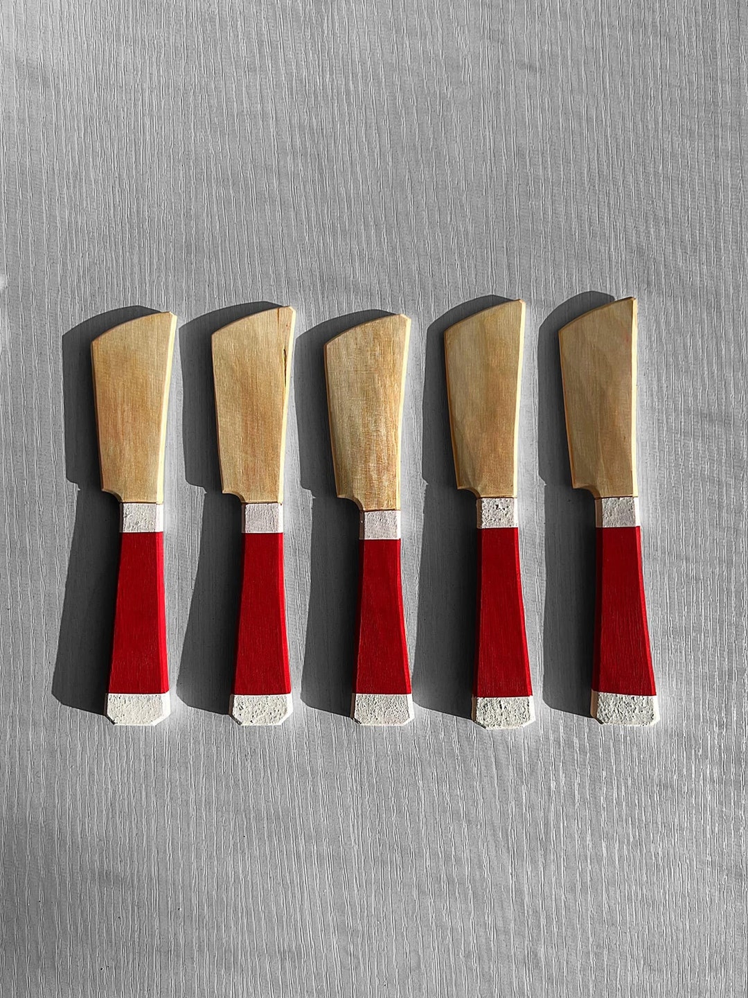 The "santa Sleeve" Jam Spreader- Hand Carved and Milk Painted - Etsy