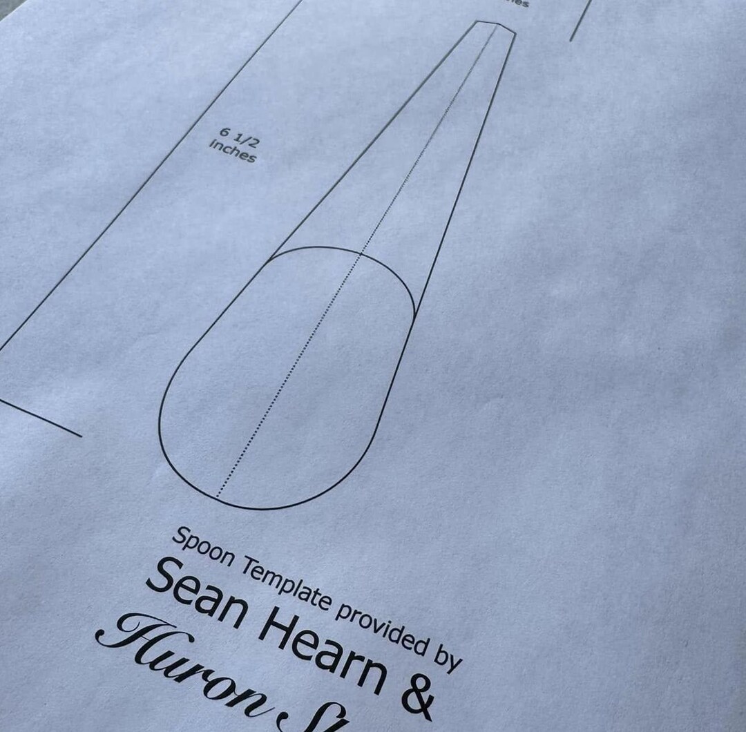 T0118 Kayak Spoon Template- DIGITAL DOWNLOAD - Etsy