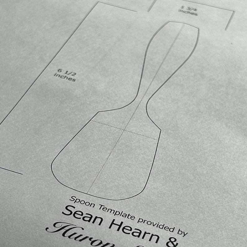 T0108 Eating Spoon Template- DIGITAL DOWNLOAD - Etsy
