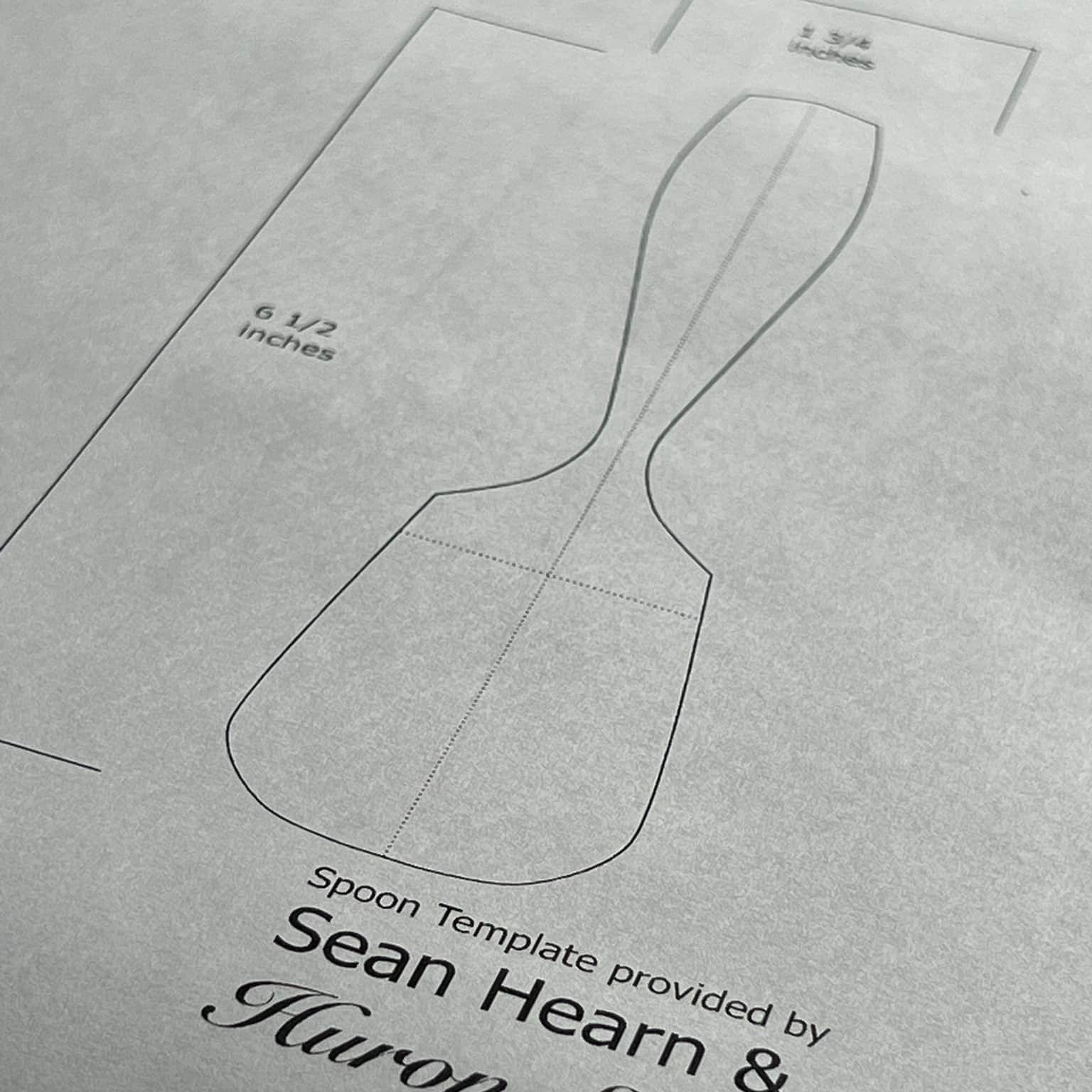 Spoon carving templates store