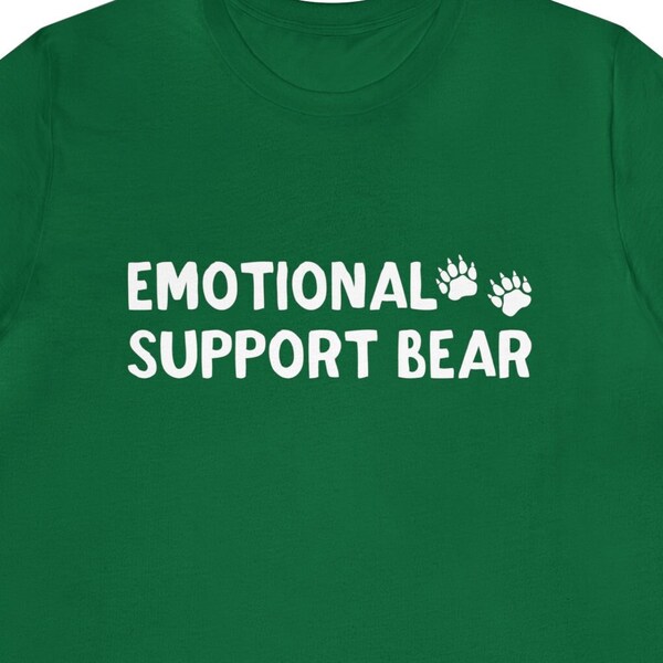 Emotional Support Bear - Etsy