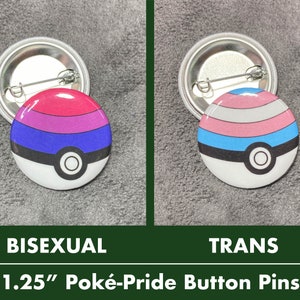 Pick a 3-pack of Poké-pride Pins YOU CHOOSE! - Etsy