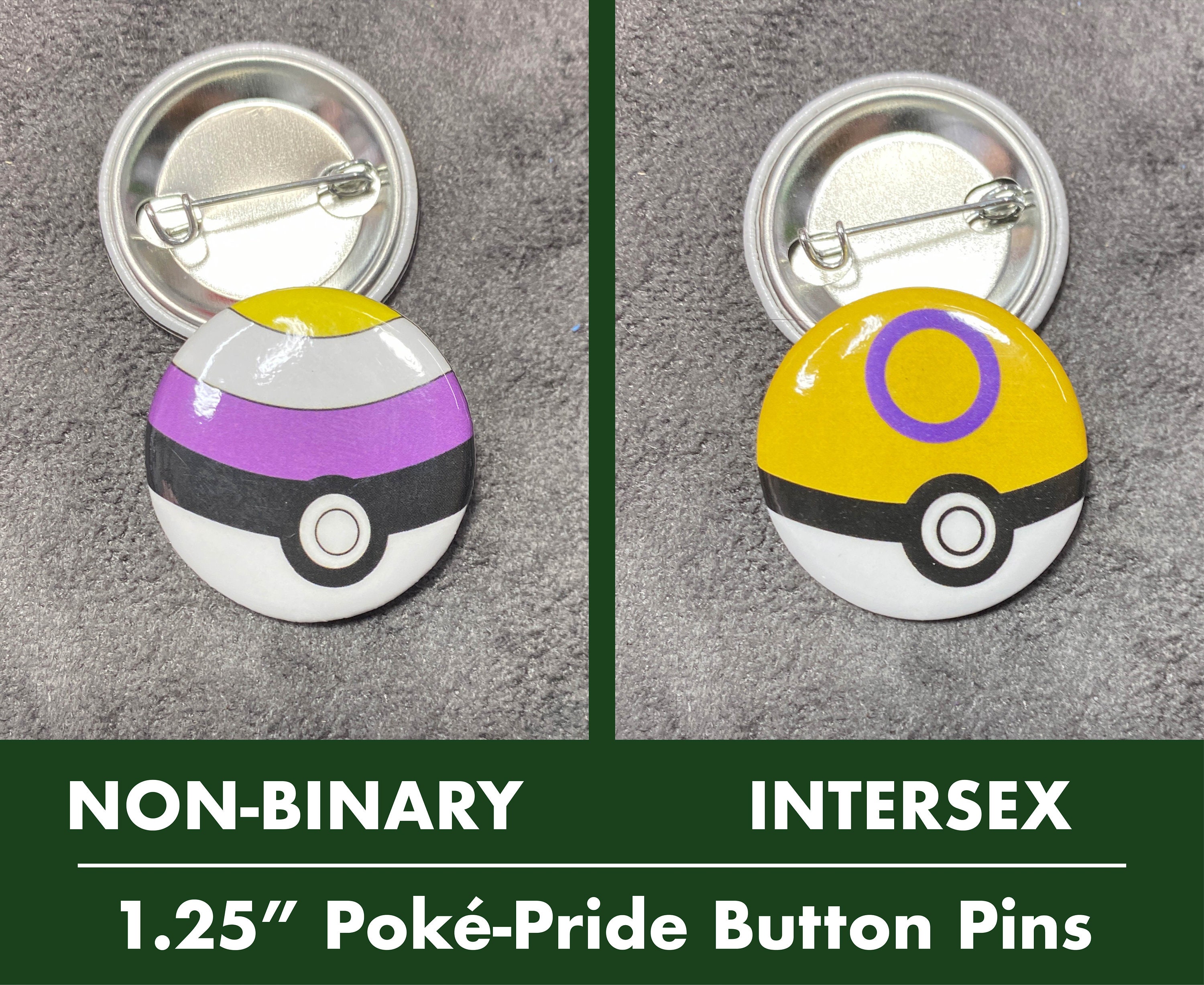Pick a 3-pack of Poké-pride Pins YOU CHOOSE - Etsy