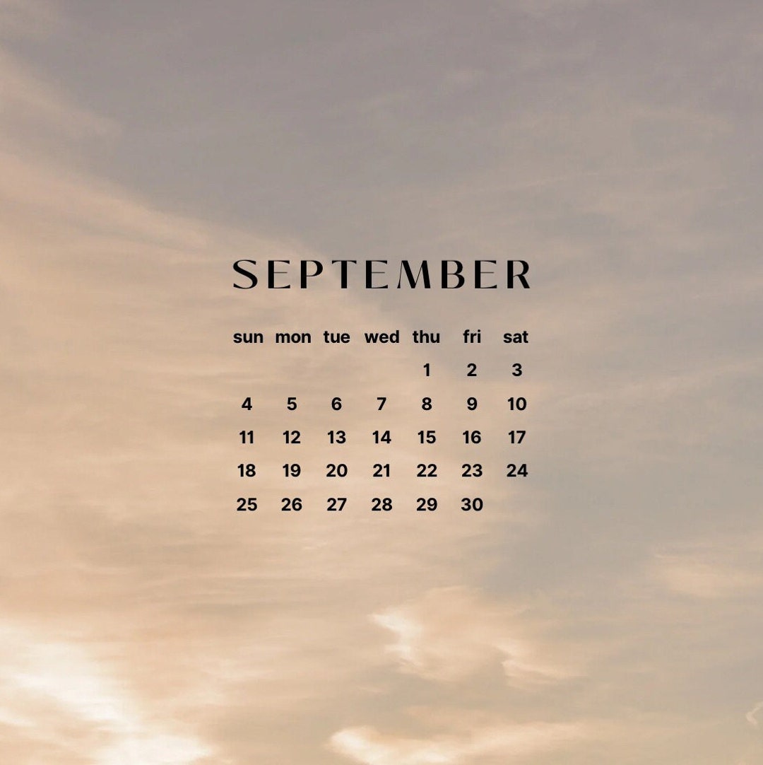 September Sky 2022 Wallpaper - Etsy