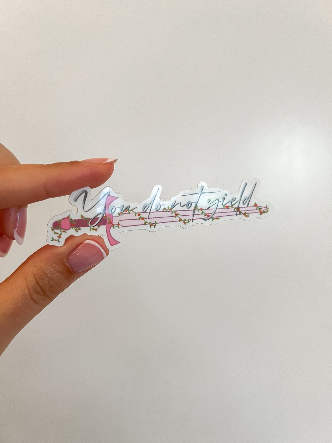 You Do Not Yield ACOTAR & TOG Inspired Sticker - Etsy