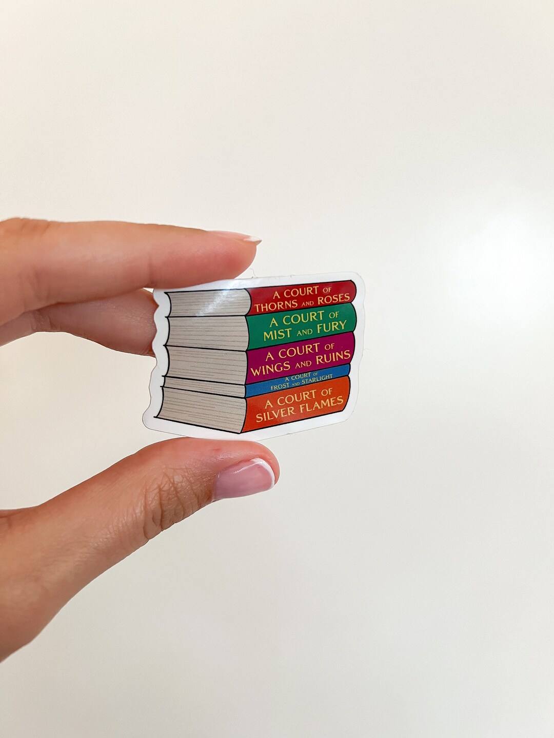 ACOTAR Book Stack Sticker - Etsy