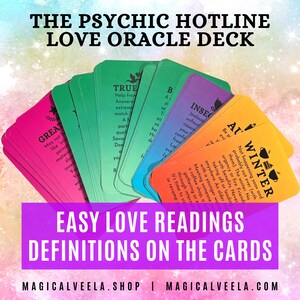 Easy Love Oracle Card Deck, Easy Tarot Deck, Fast Love Readings, Love ...