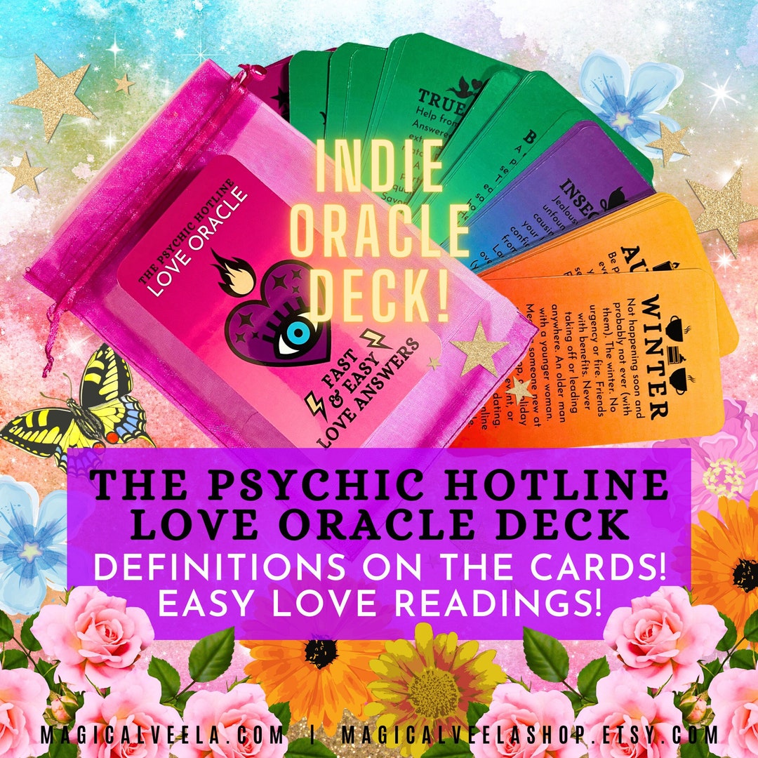 Easy Love Oracle Card Deck, Easy Tarot Deck, Fast Love Readings, Love ...