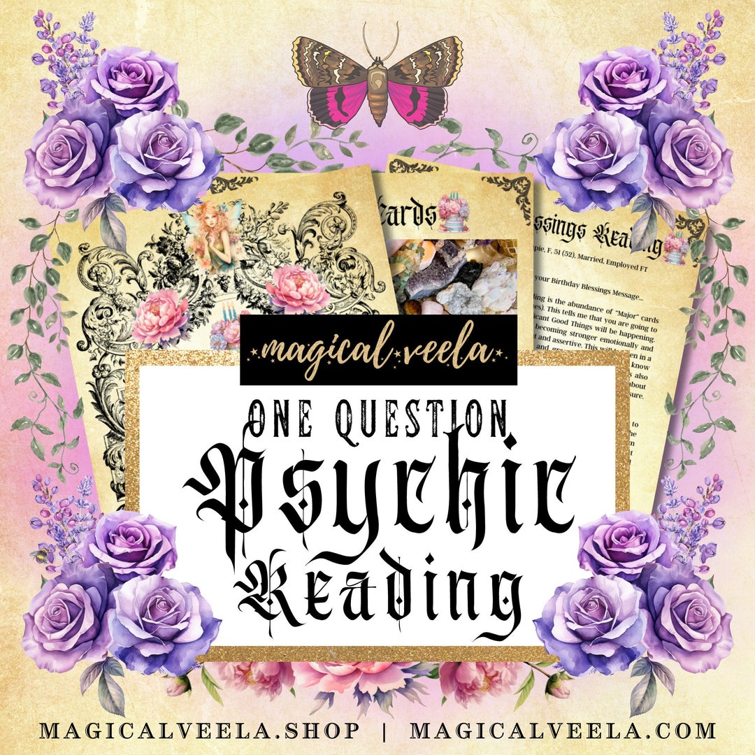 Psychic Reading One Question Tarot Reading General Subject Oracle Card ...