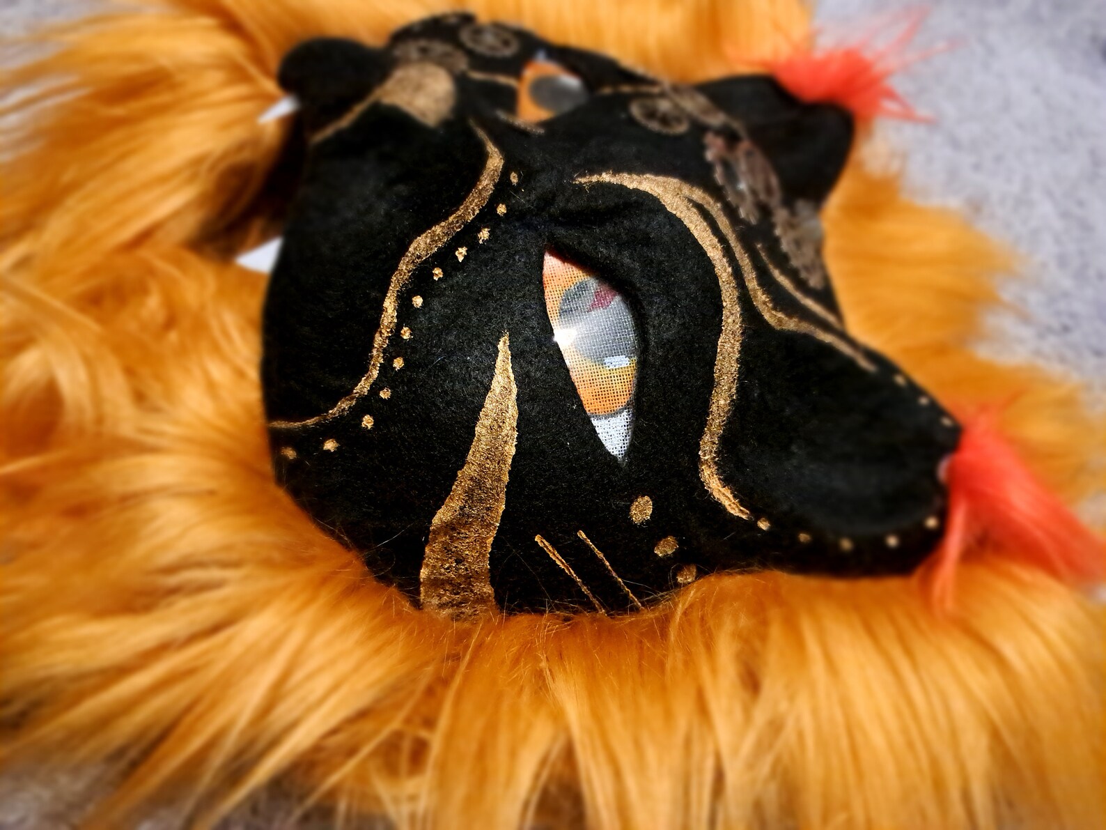 Therian Mask Therian Cat Purple Cat Mask Etsy