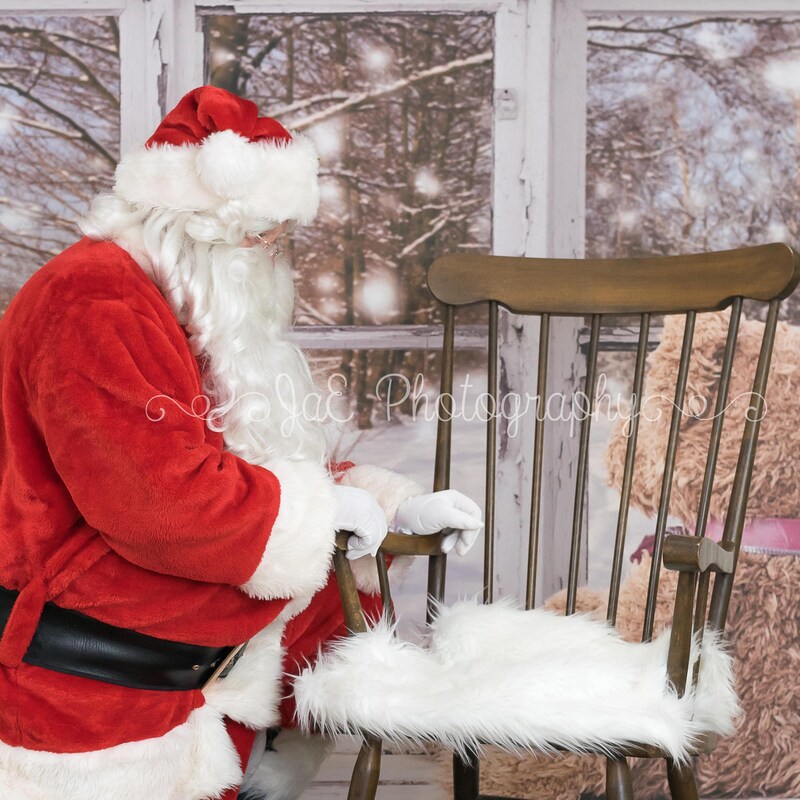 Santa Backdrop - Etsy