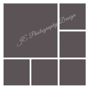 BOX Photography TEMPLATE - 10 Pack Bundle- a Variety of Sizes for Your ...