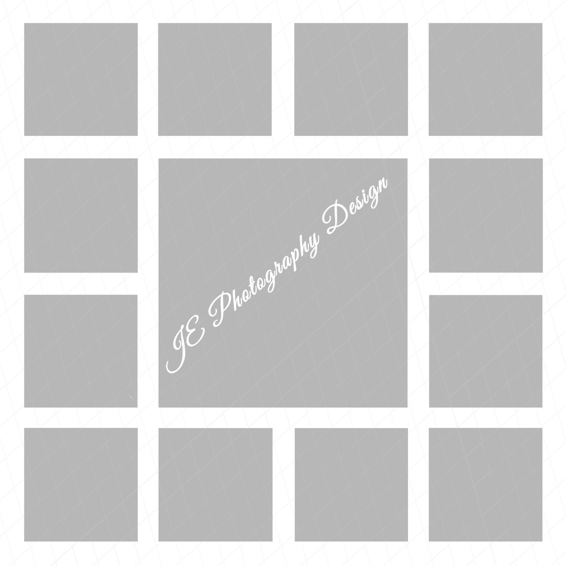 In the Box Photography TEMPLATE - 1 Large 12 Small Box "in the Box ...