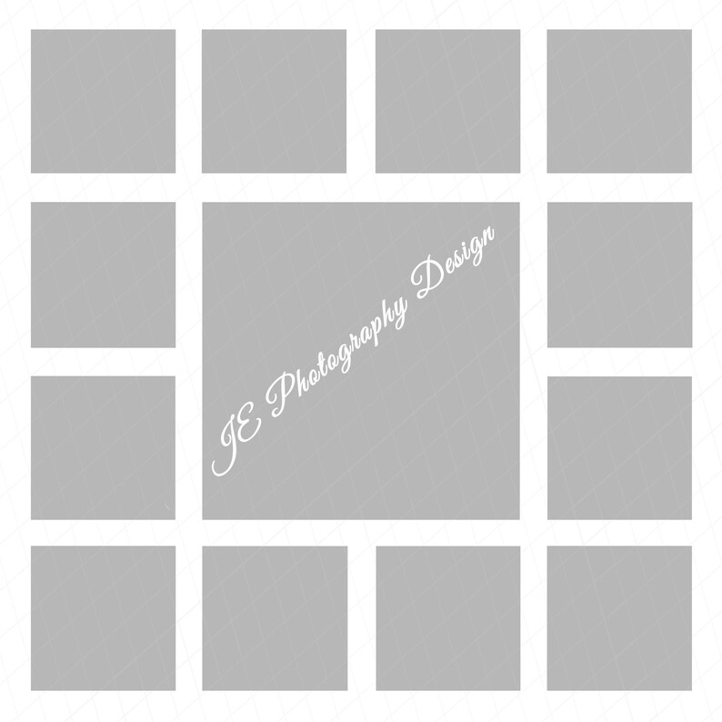 In the Box Photography TEMPLATE - 1 Large 12 Small Box "in the Box ...