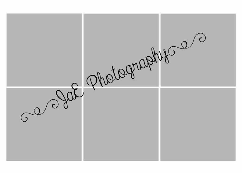 In the BOX Photography TEMPLATE - Simple Pack - 4 Templates - for "in ...