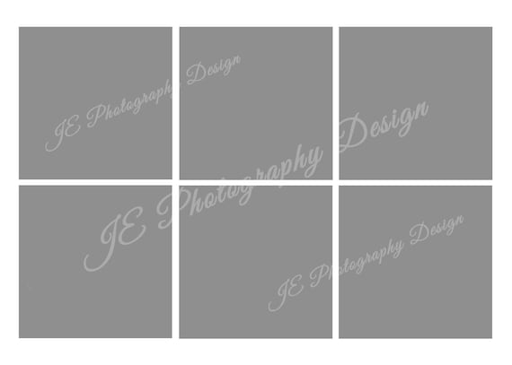 In the Box Photo 6 Box template - 3 sizes BOX Photography TEMPLATE ...