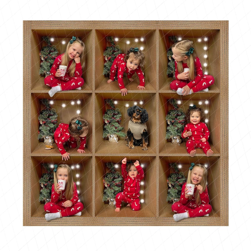 Cardboard Box Christmas Pictures - Etsy