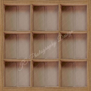 Cardboard Box Collage Template: 4 & 9 Box Photo Display (digital ...