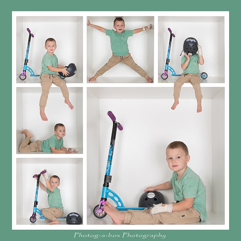 In the BOX Photography TEMPLATE - Simple Pack - 4 Templates - for "in ...