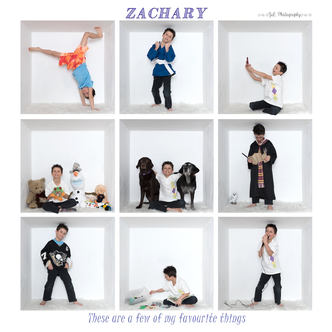 In the Box Photography TEMPLATE 9 Box for Your Collage - Etsy