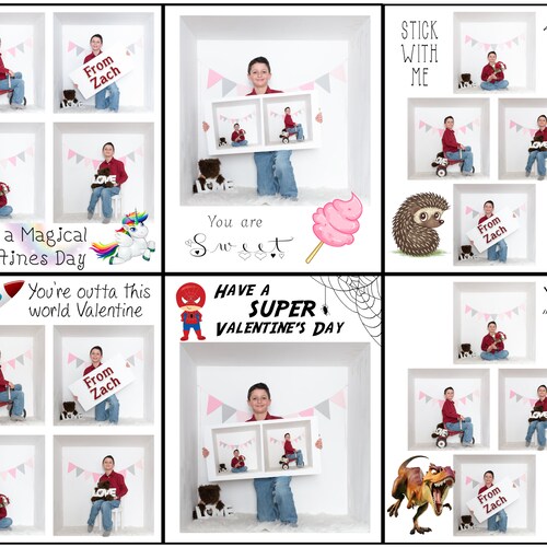 In the Box Photography TEMPLATE 9 Box for Your Collage - Etsy