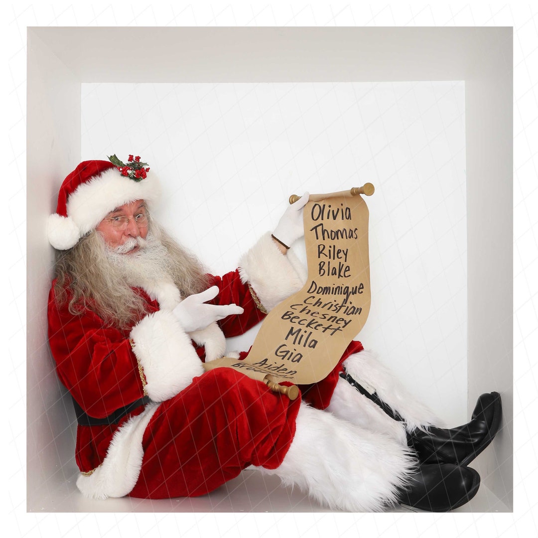 Santa in the Box for Your Christmas in the Box Photography Inside the ...