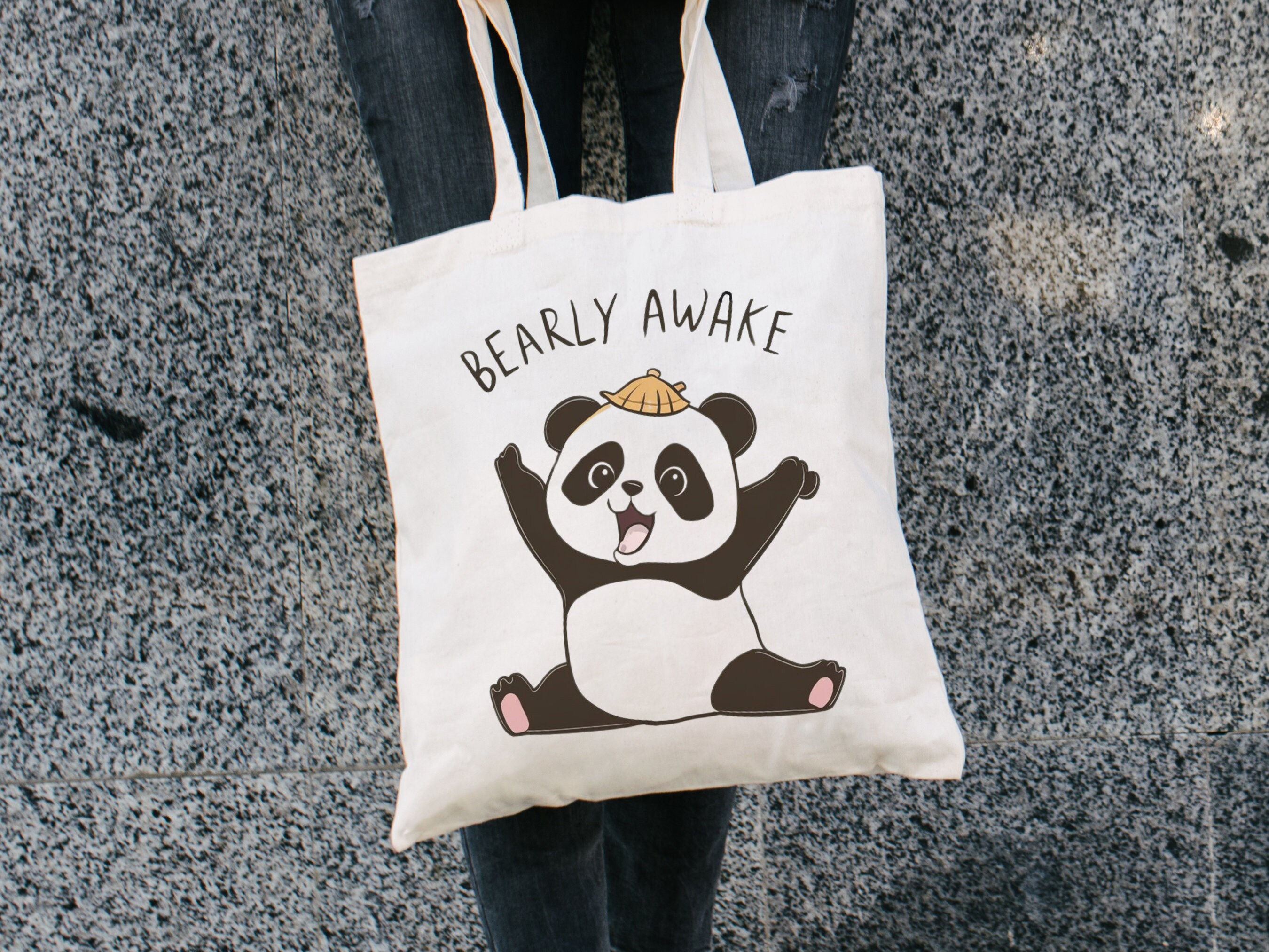 Funny Trash Panda Tote Bag, Pet Lover Gift, Cute Panda Tote Design ...