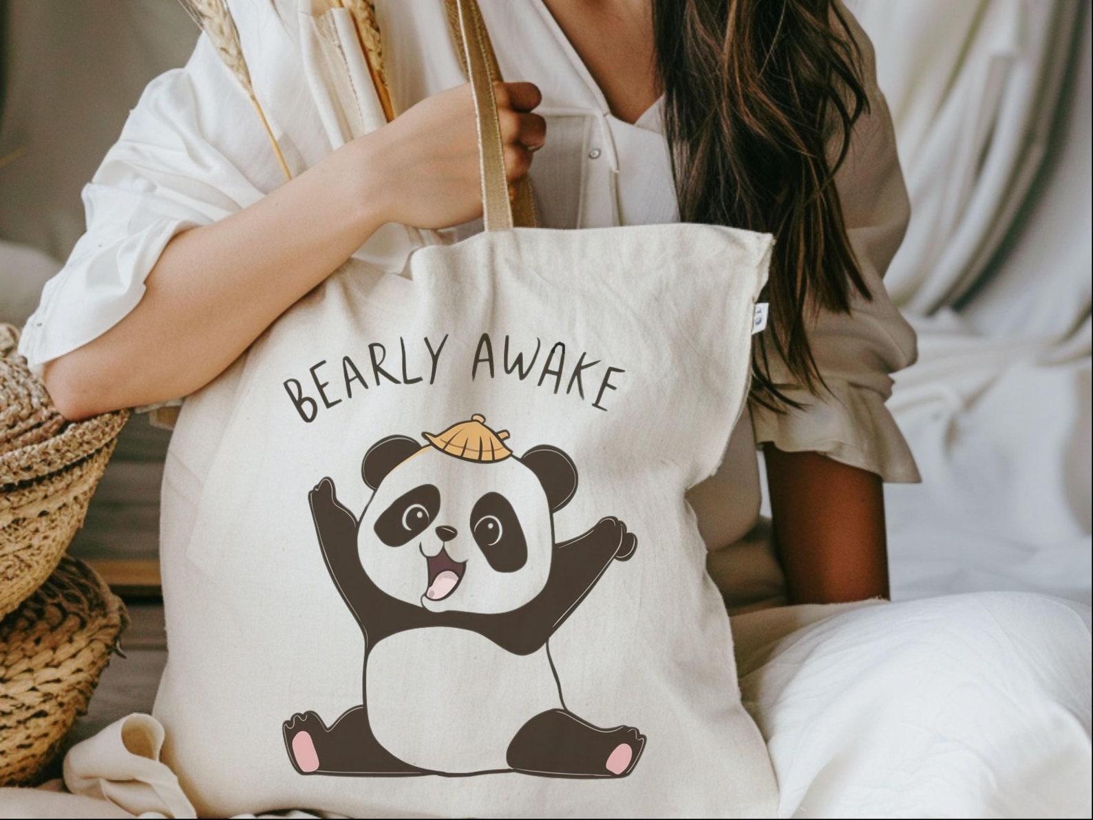 Funny Trash Panda Tote Bag, Pet Lover Gift, Cute Panda Tote Design ...