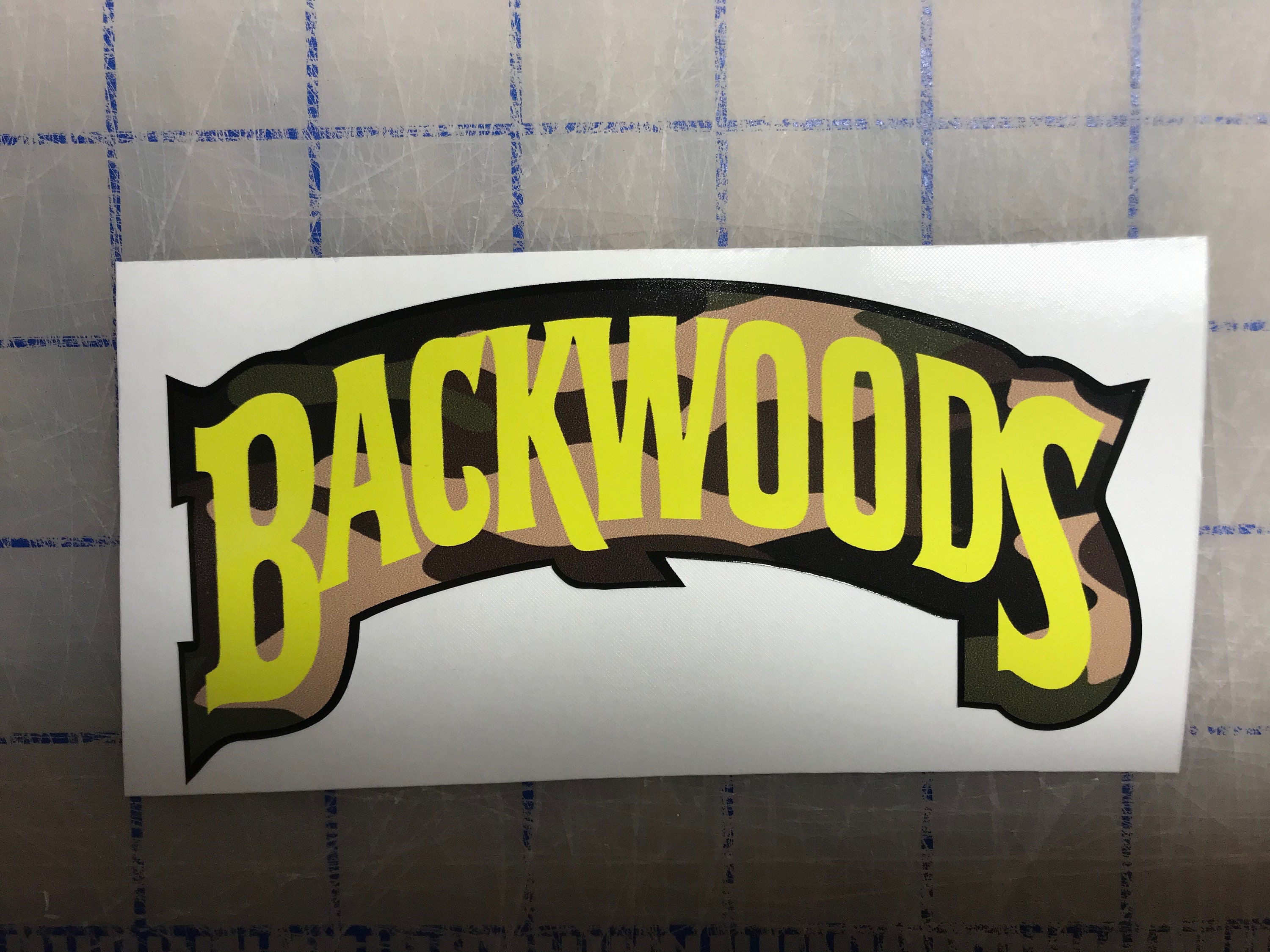Backwoods Camo Waterproof Vinyl Sticker - Etsy