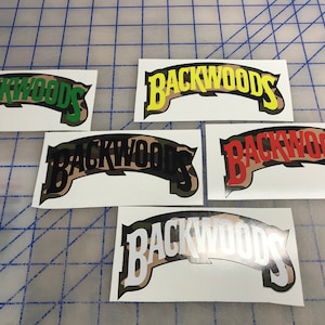 Backwoods Camo Waterproof Vinyl Sticker - Etsy