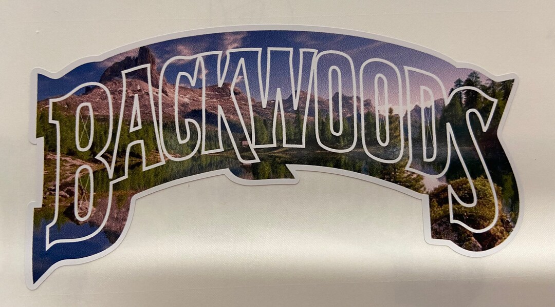 Backwoods Nature Outdoor Vinyl Sticker - Etsy