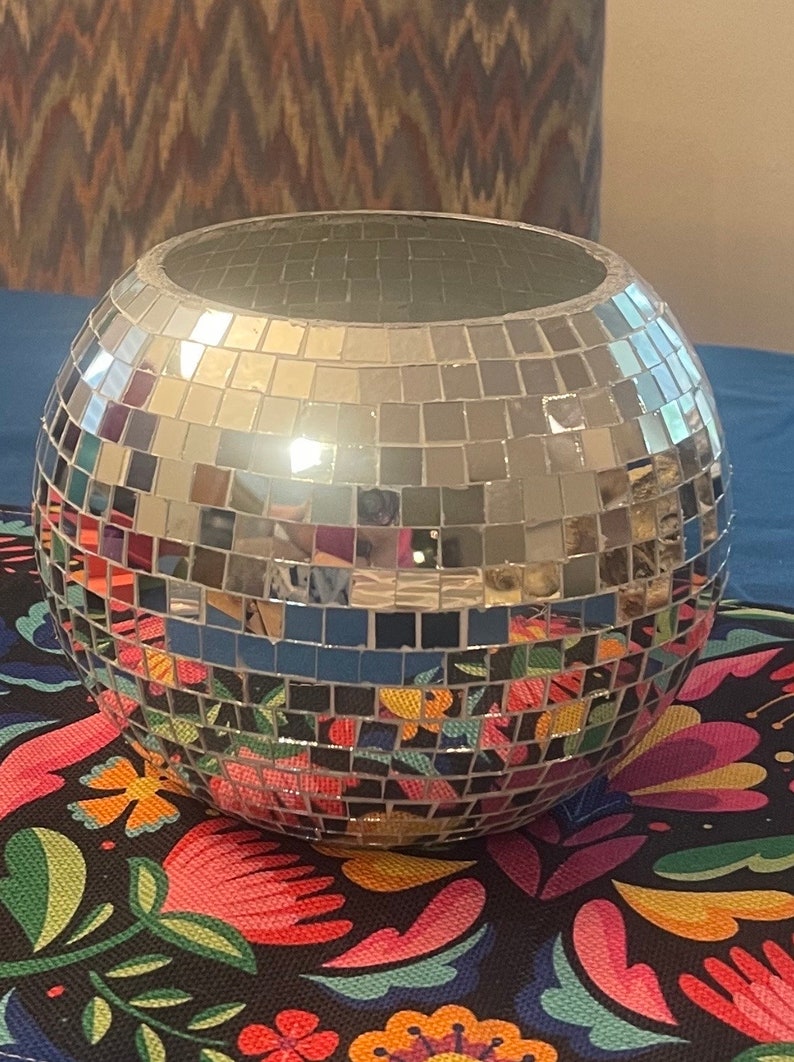 Handmade Disco Ball Planter / Free Shipping - Etsy
