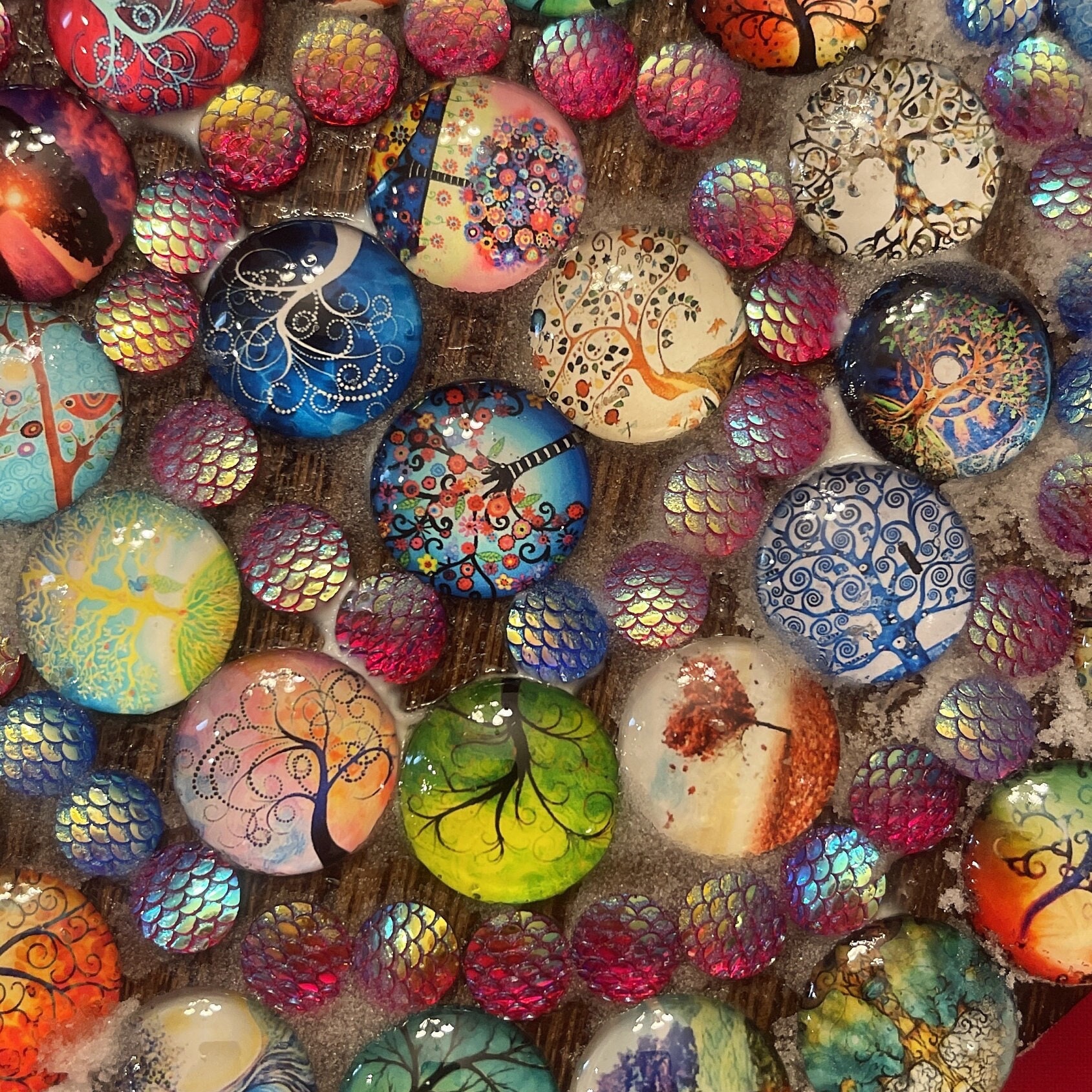 Plant Stand Handmade Round Plant Stand Mosaic Plant Riser - Etsy