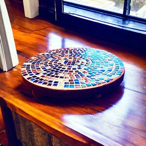 10” Handmade Round Plant Stand, - Etsy