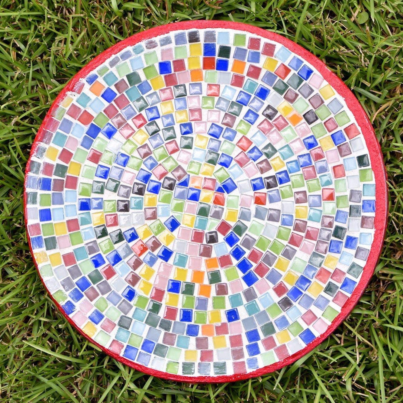 Rainbow Mosaic Decor - Etsy