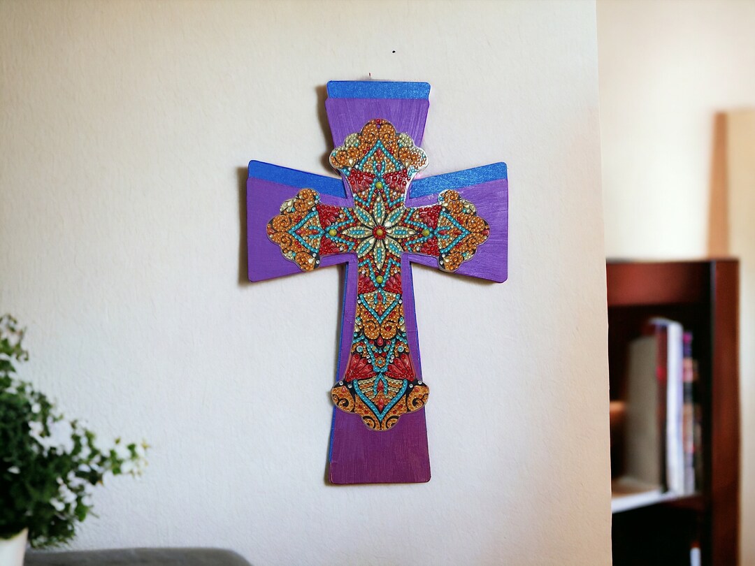 Handmade Decorated Christian Cross/ Wall Hanging - Etsy