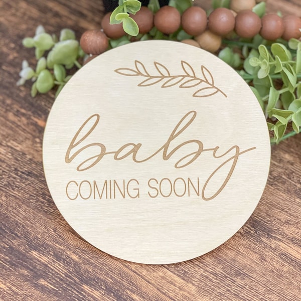 Baby Coming Soon Sign - Etsy
