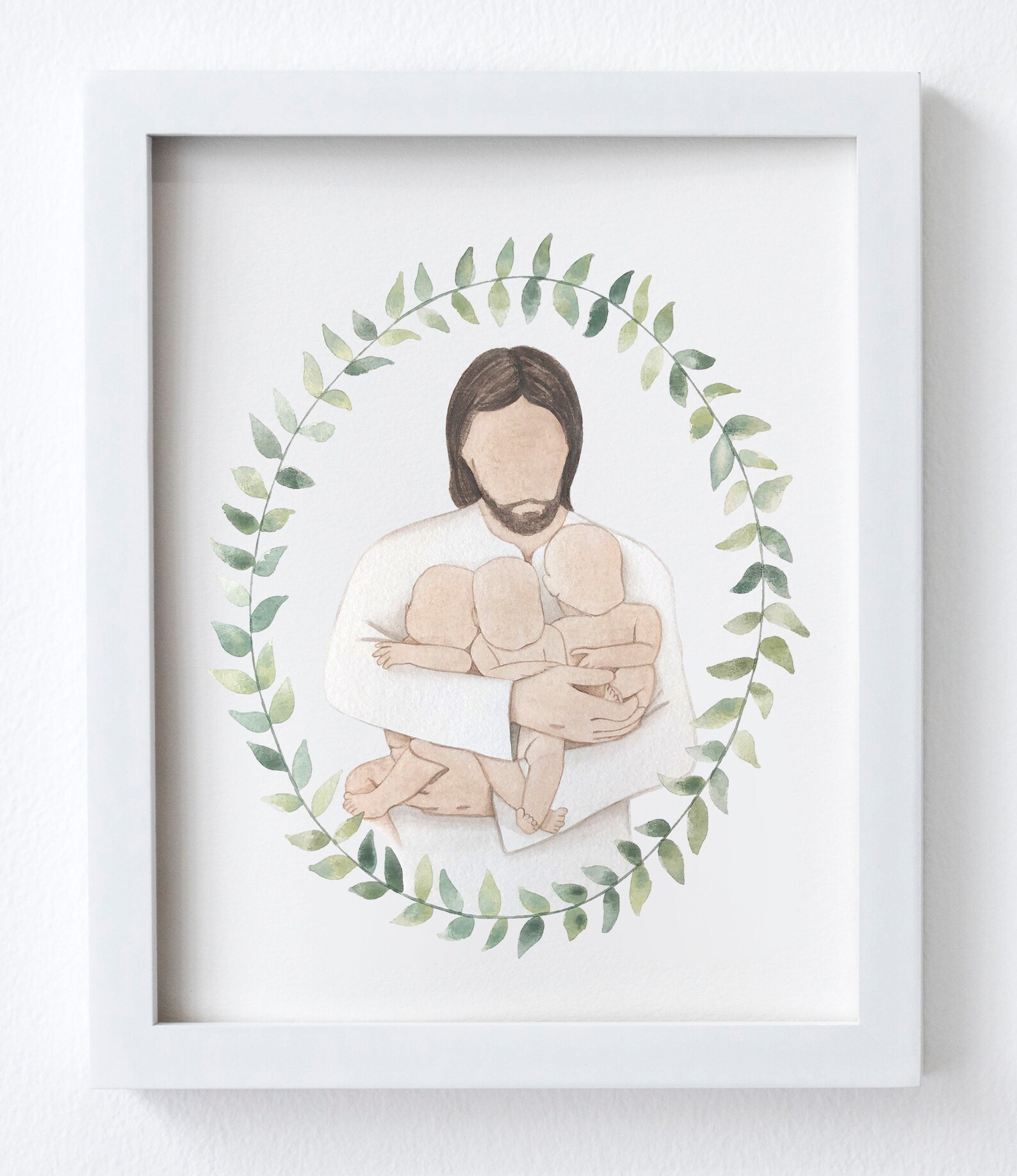 Christ Holding Triplets Gender Neutral Babies Miscarriage or Infant ...