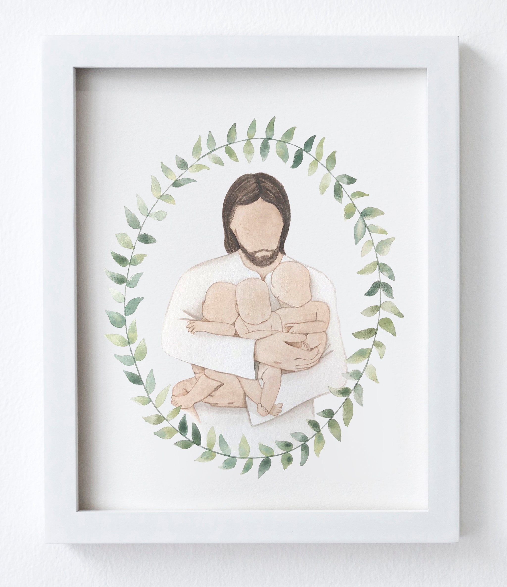 Christ Holding Triplets Gender Neutral Babies Miscarriage or Infant ...