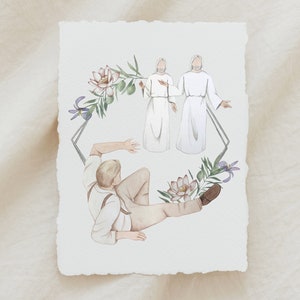 Joseph Smith's First Vision Watercolor Print - Etsy